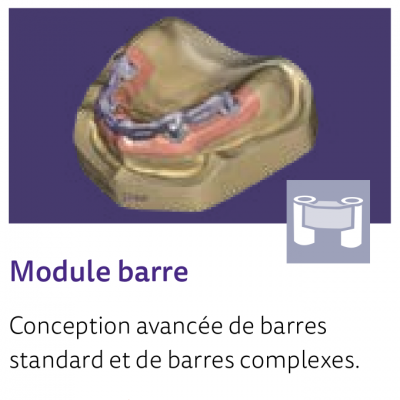 EXOCAD DentalCAD 3D Design Software Bar Module