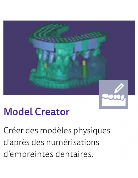 Model Creator Module of EXOCAD DentalCAD 3D Design Software