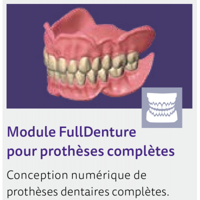 Full Denture Module of EXOCAD DentalCAD 3D Design Software